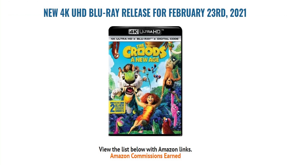 New 4K UHD Blu-ray Release for February 23rd, 2021 | HighDefDiscNews.com