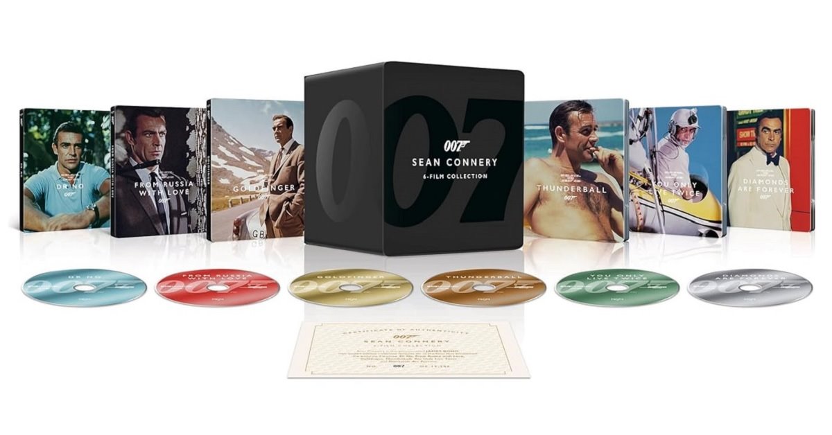 007: Sean Connery 6-Film Collection on 4K in June
