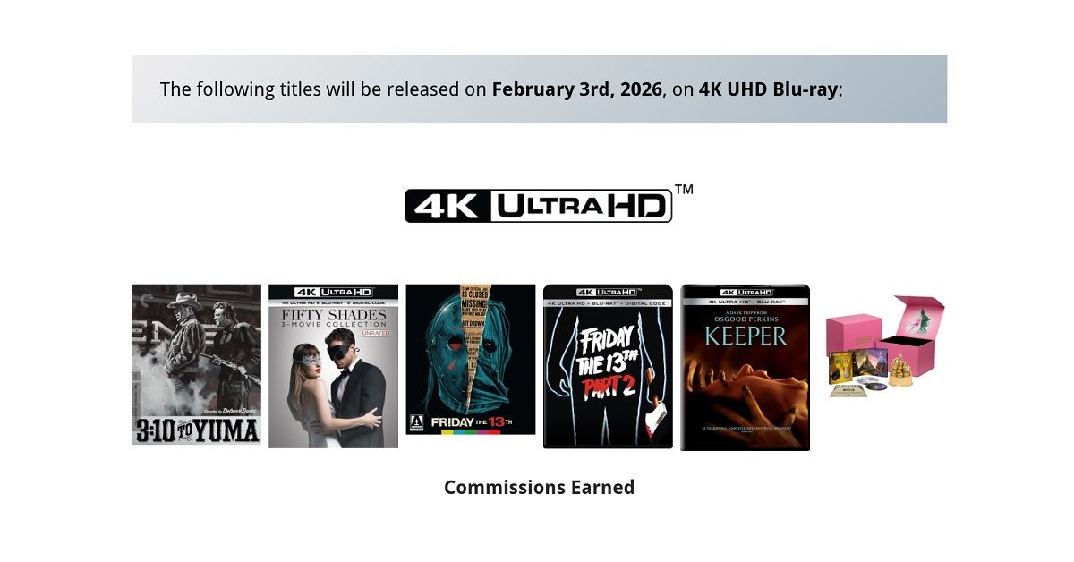 New 4K UHD Blu-ray Releases for February 3rd, 2026